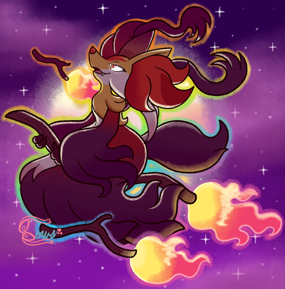 Mega Delphox by Bowsaremyfriends