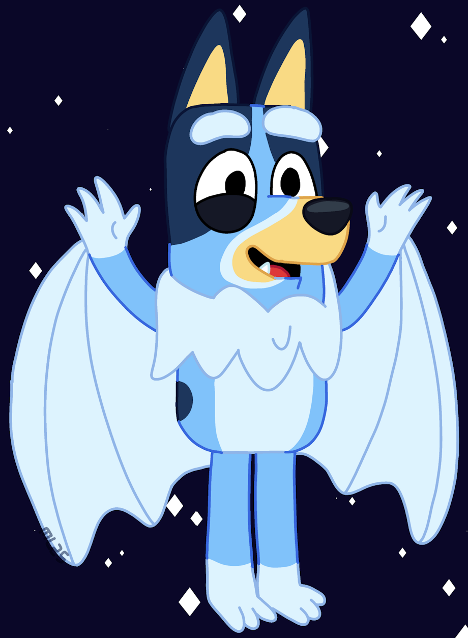 Bluey’s Gone Batty! by MajorLionhunk