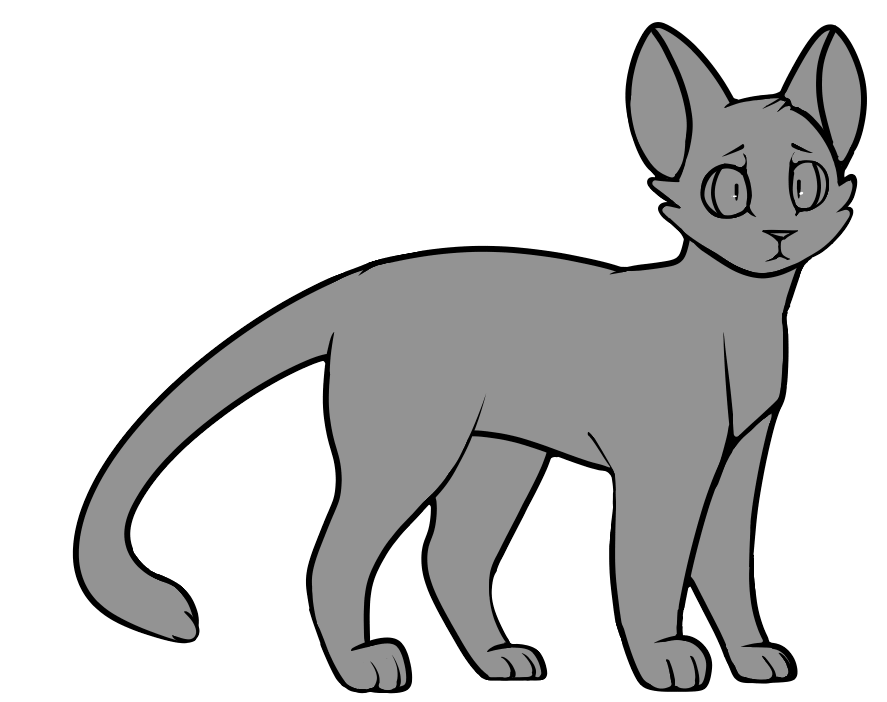 Shorthair Cat [f2u base] by kittails