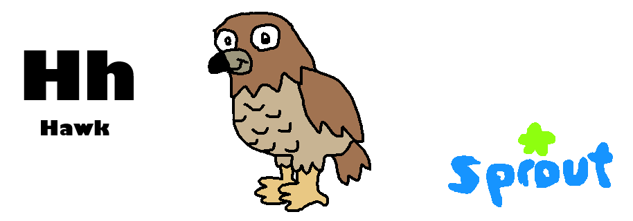 H is for Hawk #4 (My Version) - Hawk by ToonDisneyXD2009