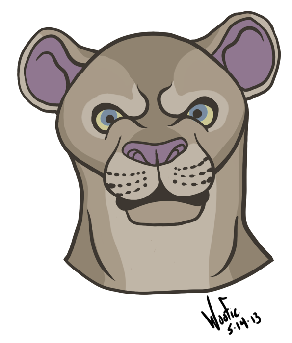 Headshot Puma by WoofieBrisbane