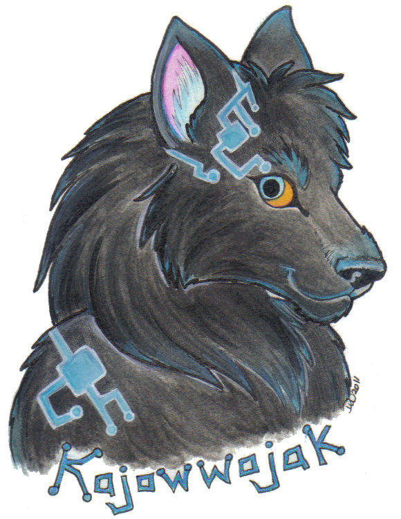 Circuit Wolf Avatar by kajowwojak