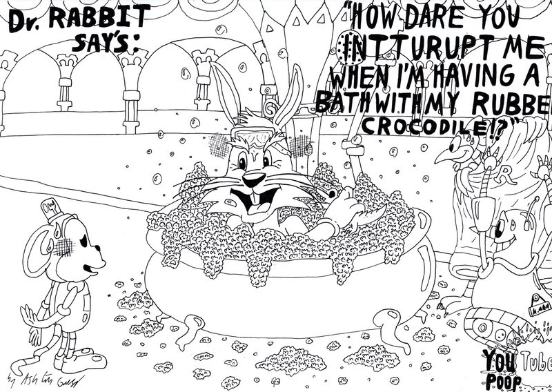 Dr. Rabbit say's by TheCrimsonEmo